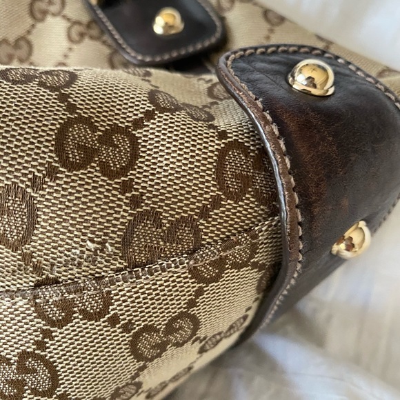 Gucci | Bags | Gucci Handbag In Brown | Poshmark